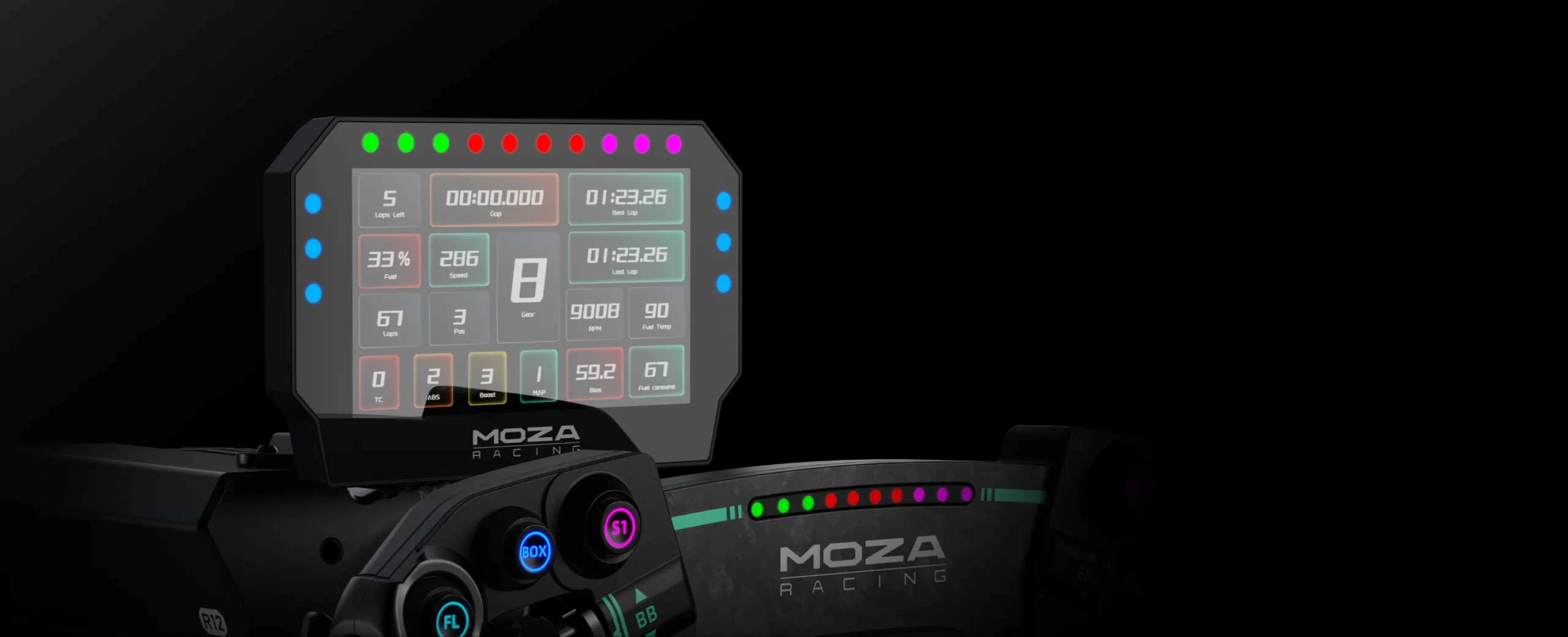 MOZA CM2 HD RACING DASH simline.eu